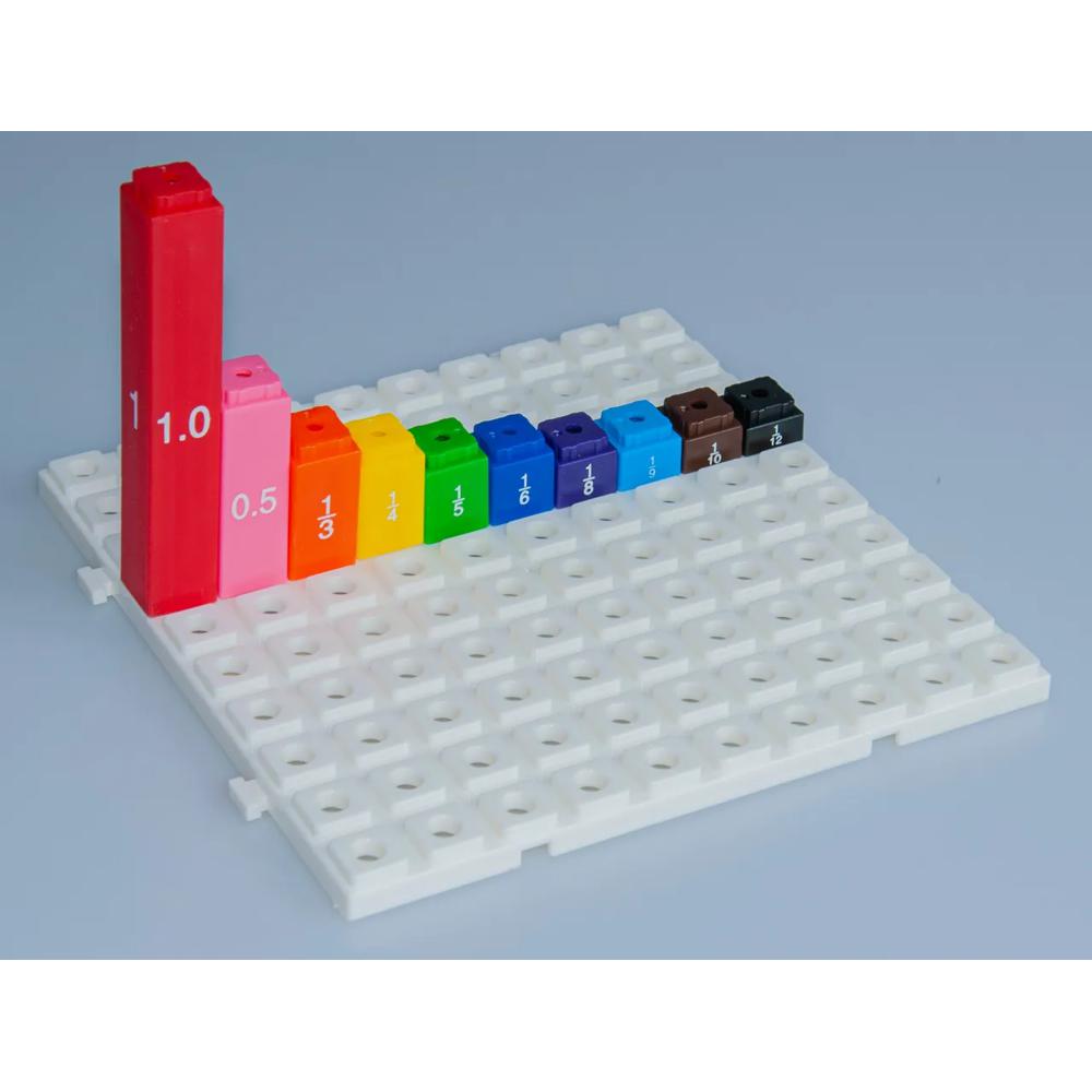 Plaque de base pour cubes à compter et à construire｜Eveil-Montessori ...