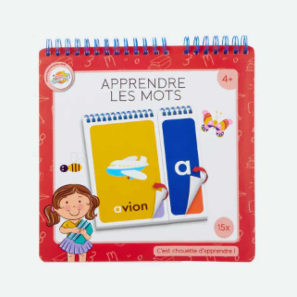Livre éducatif : Apprendre les mots | Eveil Montessori Maroc