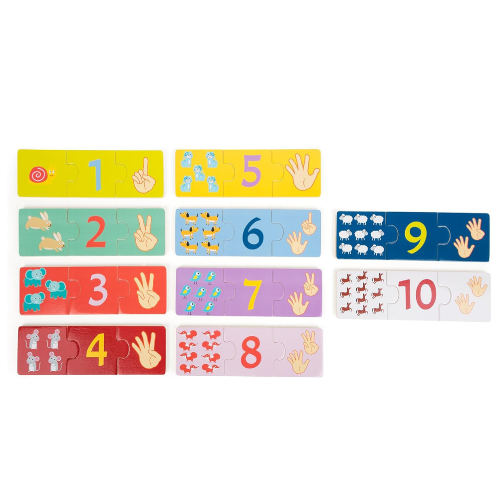 Puzzle éducatif Compter | Eveil-Montessori Maroc – Eveil Montessori