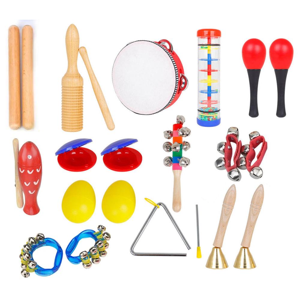 Kit instruments de percussions - 13 instruments de musique | Eveil ...