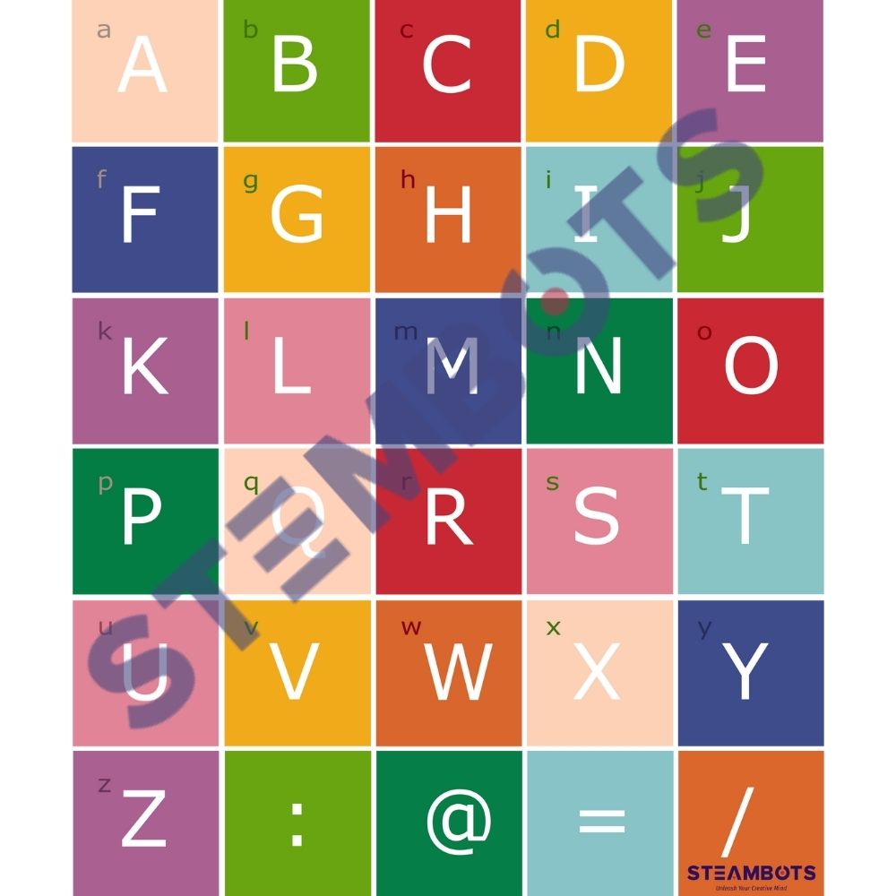 Tapis Lettres alphabet pour Bee-Bot et Blue-Bot | Eveil-Montessori ...